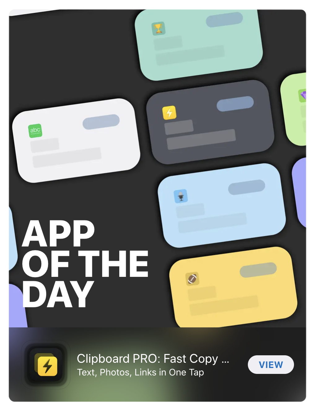 Clipboard PRO - Fast access to your iOS and MacOS most used content